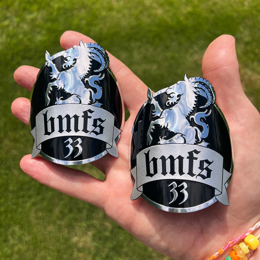 the BMFS GOAT BOTTLE BADGE - 2 PACK | Grateful Fred