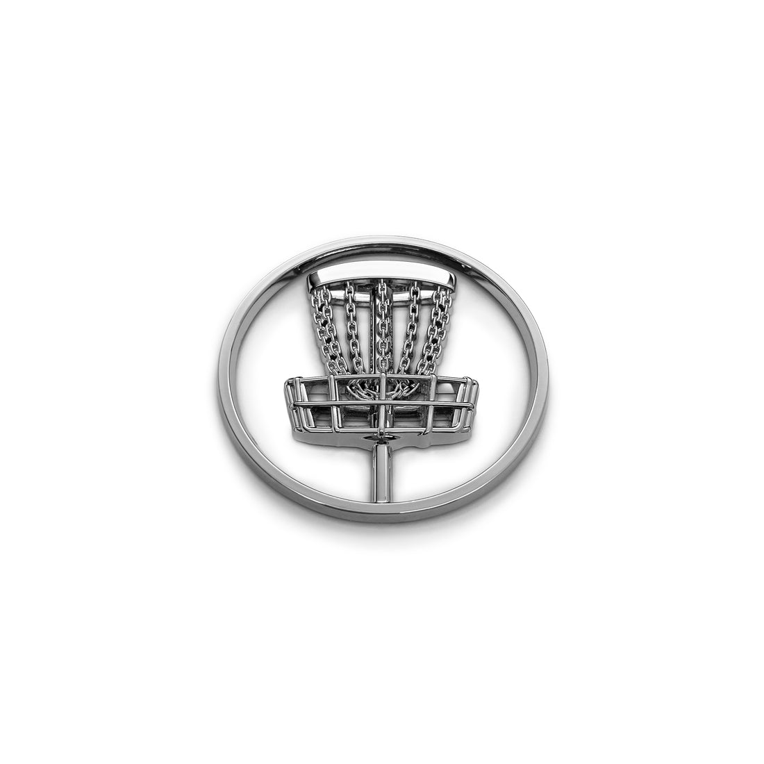 the DISC GOLF Chrome Badge | Grateful Fred