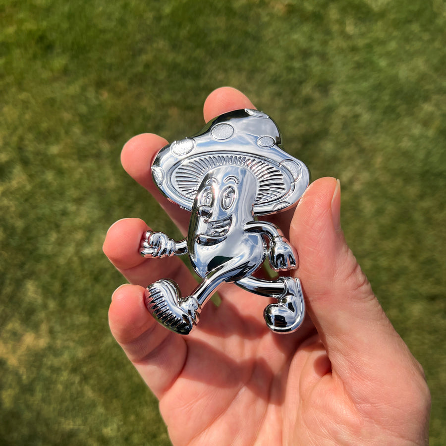 the FUN GUY Chrome Car Badge | Grateful Fred
