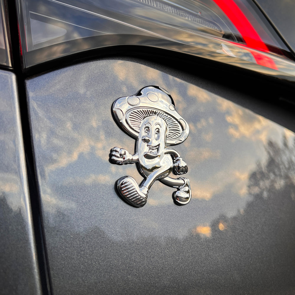 the FUN GUY Chrome Car Badge | Grateful Fred