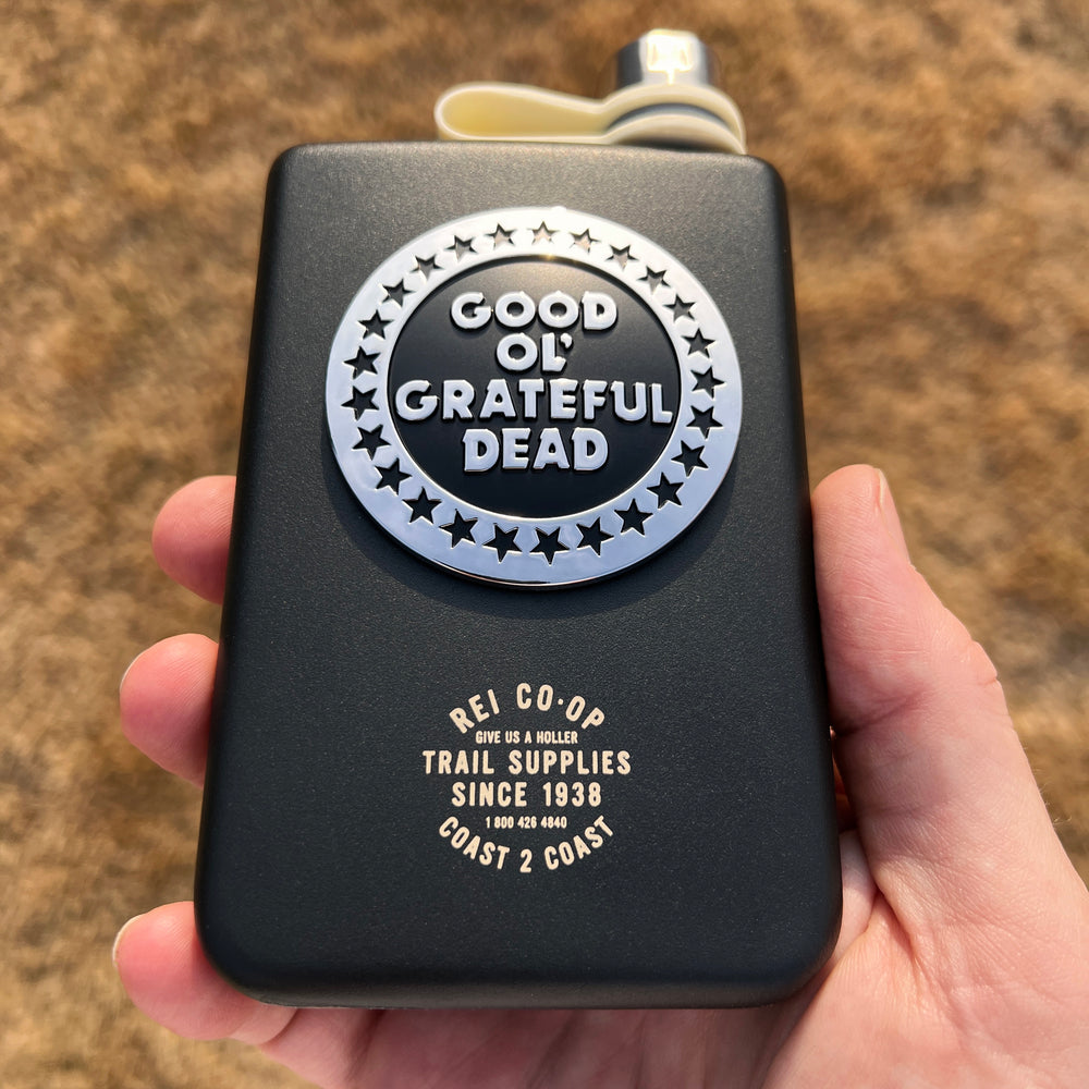 the GOOD OL' GRATEFUL DEAD Chrome Car Badge | Grateful Fred