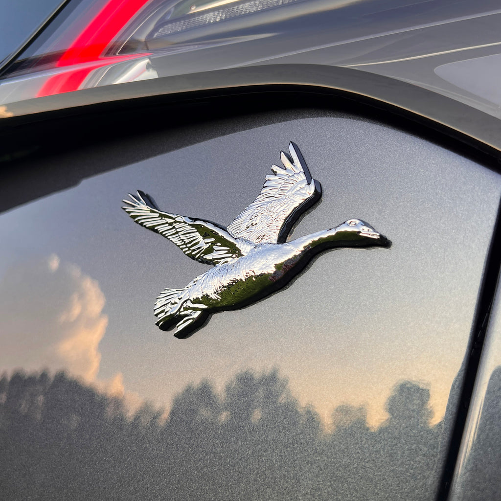 the GOOSE IN FLIGHT BADGE
