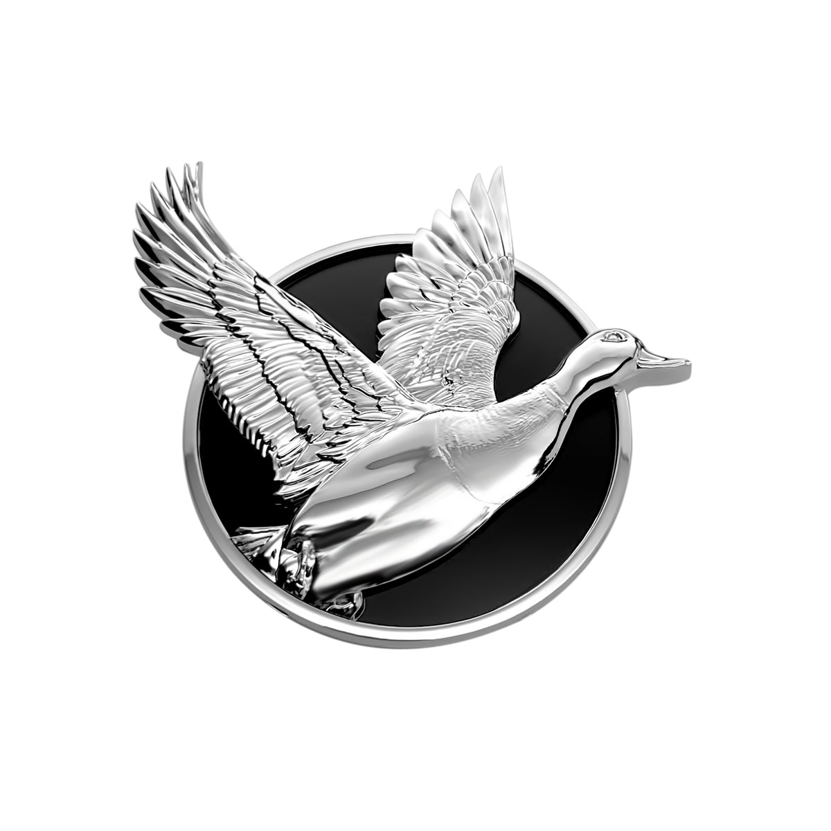 the DUCK Chrome Car Badge | Grateful Fred
