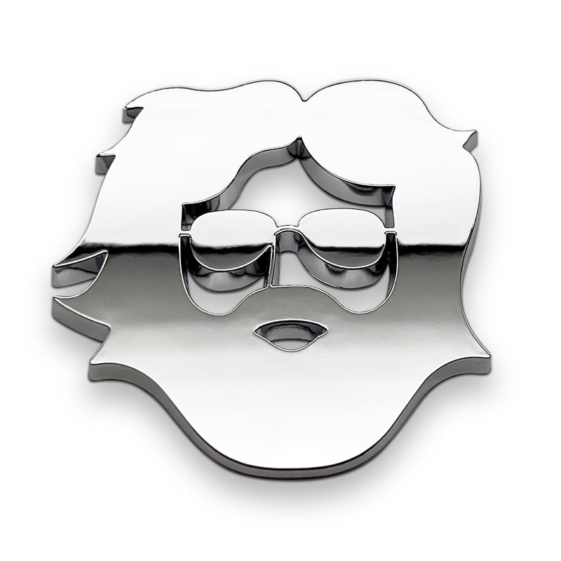 the JERRY FACE OEM Car Badge | Grateful Fred