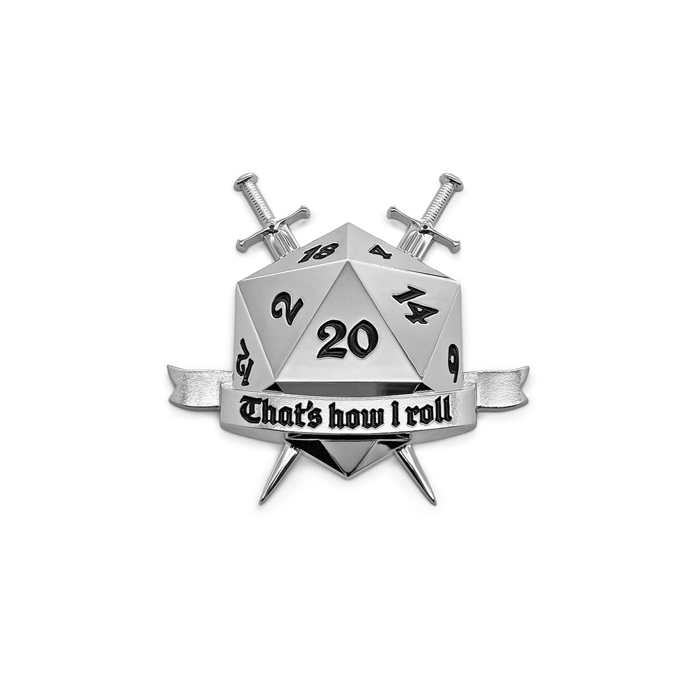 the NAT 20 Chrome Car Badge | Grateful Fred
