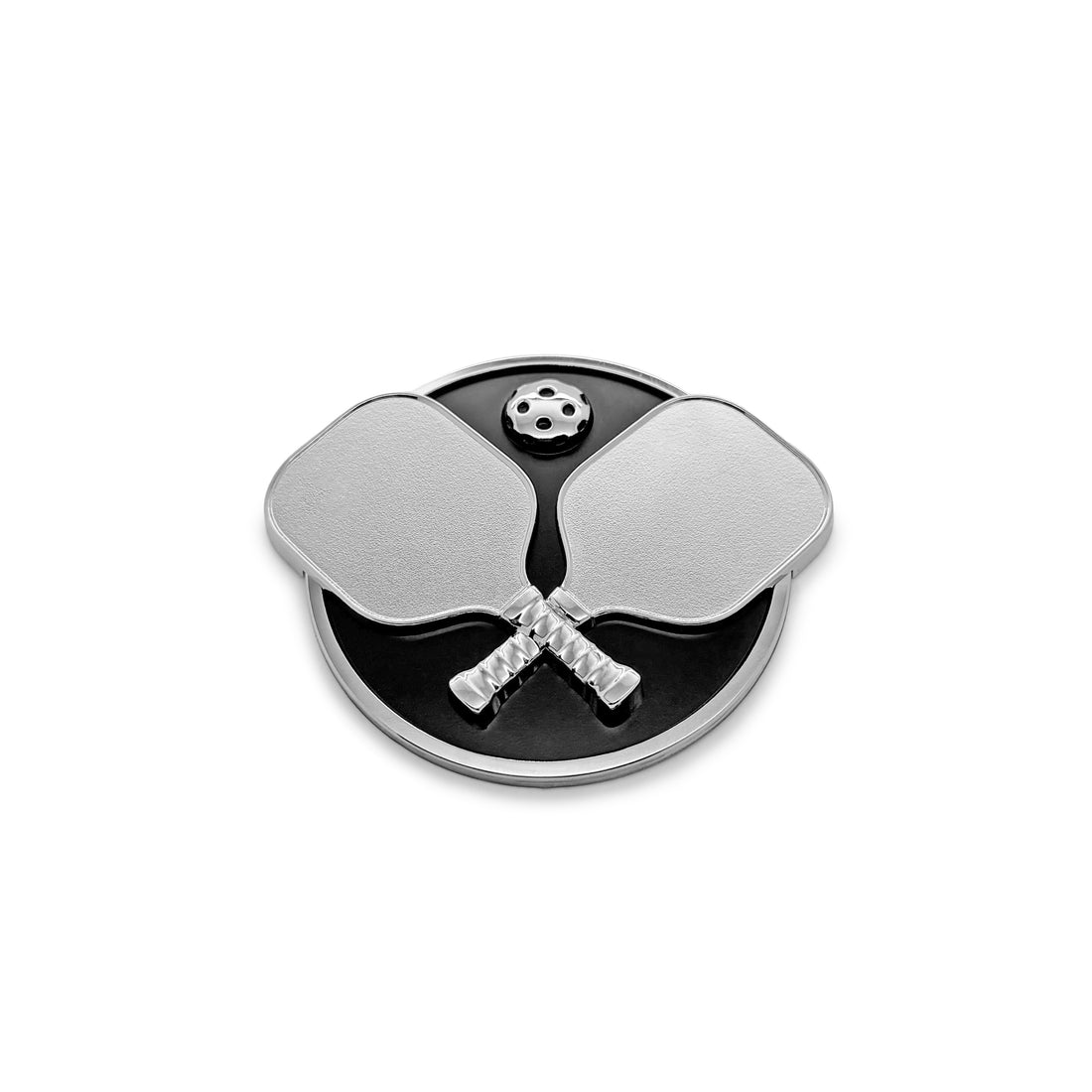 the PICKLEBALL Chrome Car Badge | Grateful Fred