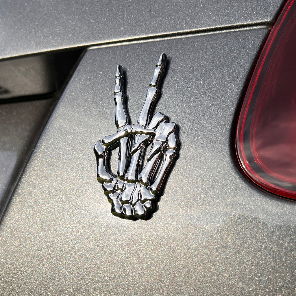 the SKELETON PEACE FINGERS