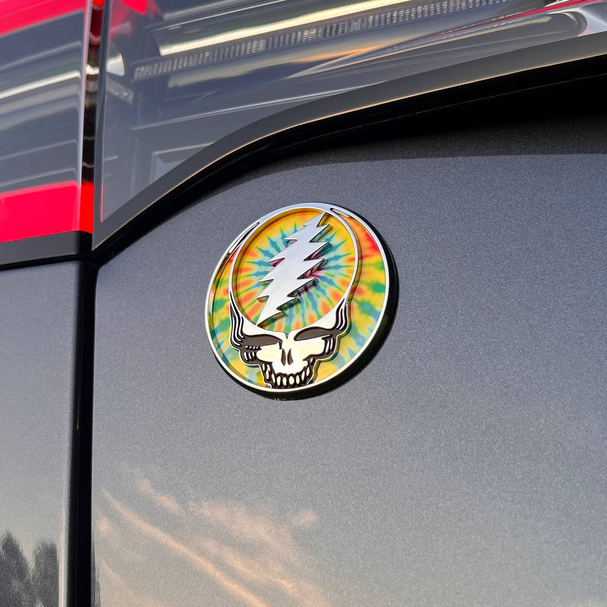 the TIE DYE STEALIE BADGE | Grateful Fred