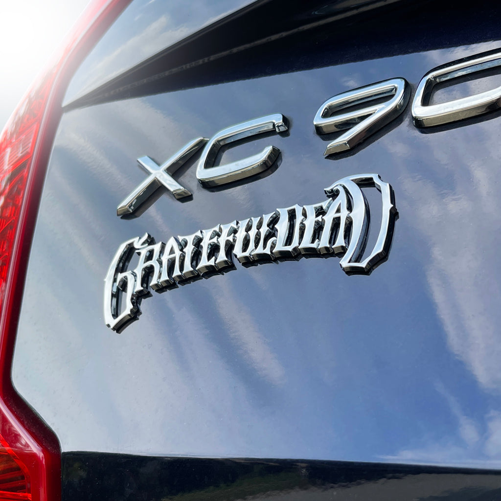 the GRATEFUL DEAD Chrome Car Badge | Grateful Fred