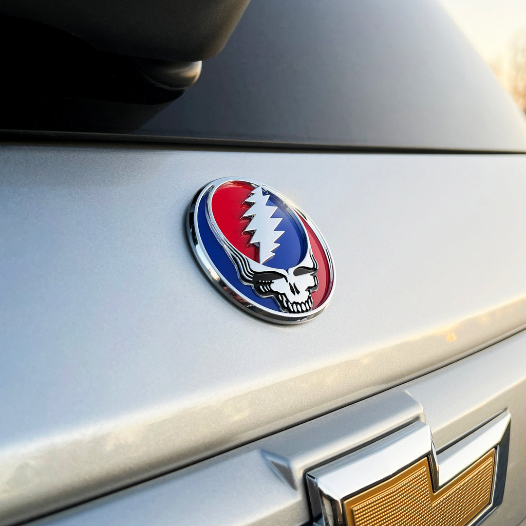 The STEALIE 2.0 Chrome Car Badge | Grateful Fred